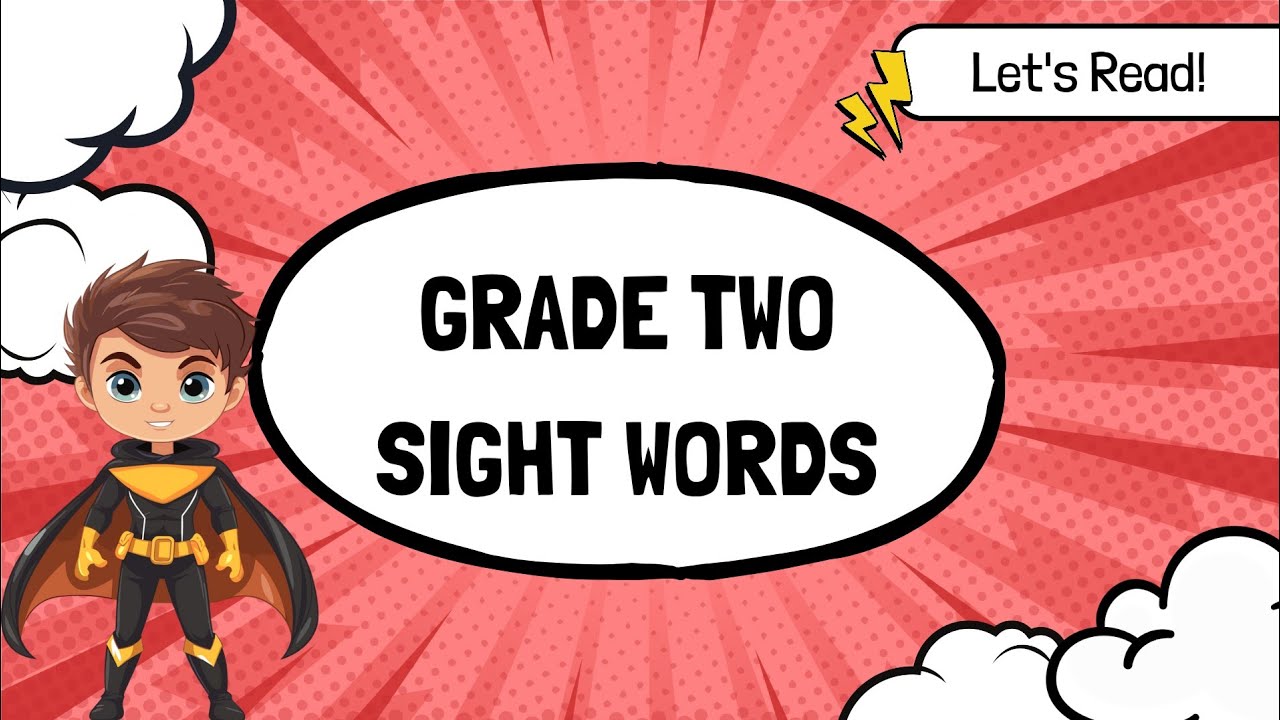 Grade Two Sight Words | Practice Reading | Sight Words for Second Grade ...