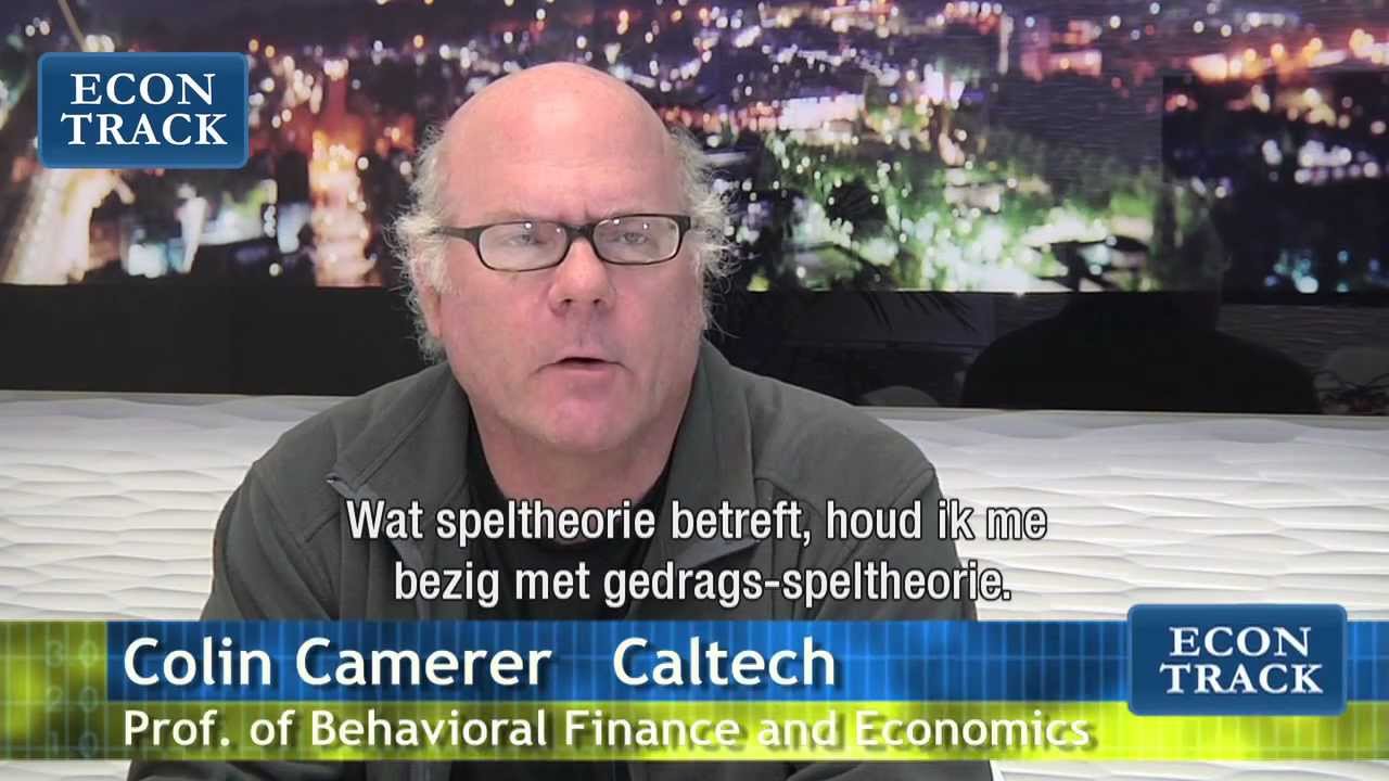 Econtrack - Colin Camerer over succes van speltheorie - YouTube