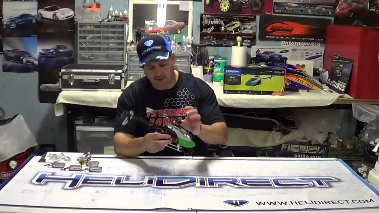 Blade 180 cfx unboxing review from www.HeliDirect.com, plus Thunder ...