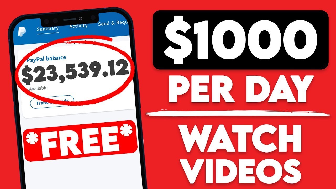 Get $1 Per 1 Min Video You Watch For FREE (Make Money Online) - YouTube