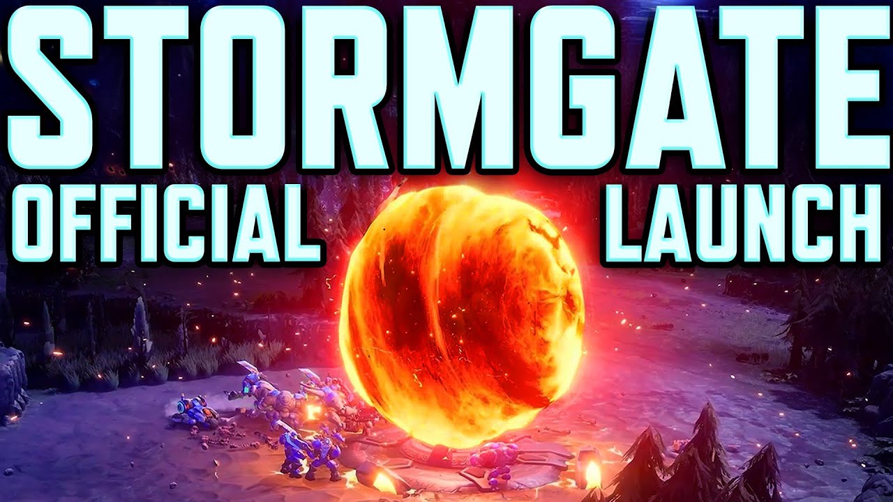 NEW* RTS GAME: STORMGATE - Official Launch Day & Tournament! - YouTube