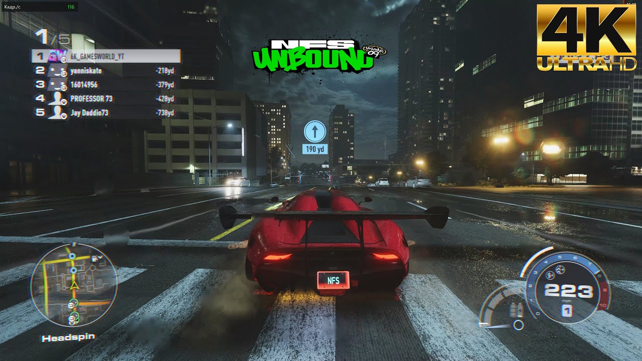 Need for Speed Unbound Koenigsegg Regera (2016) Gameplay 4K - YouTube