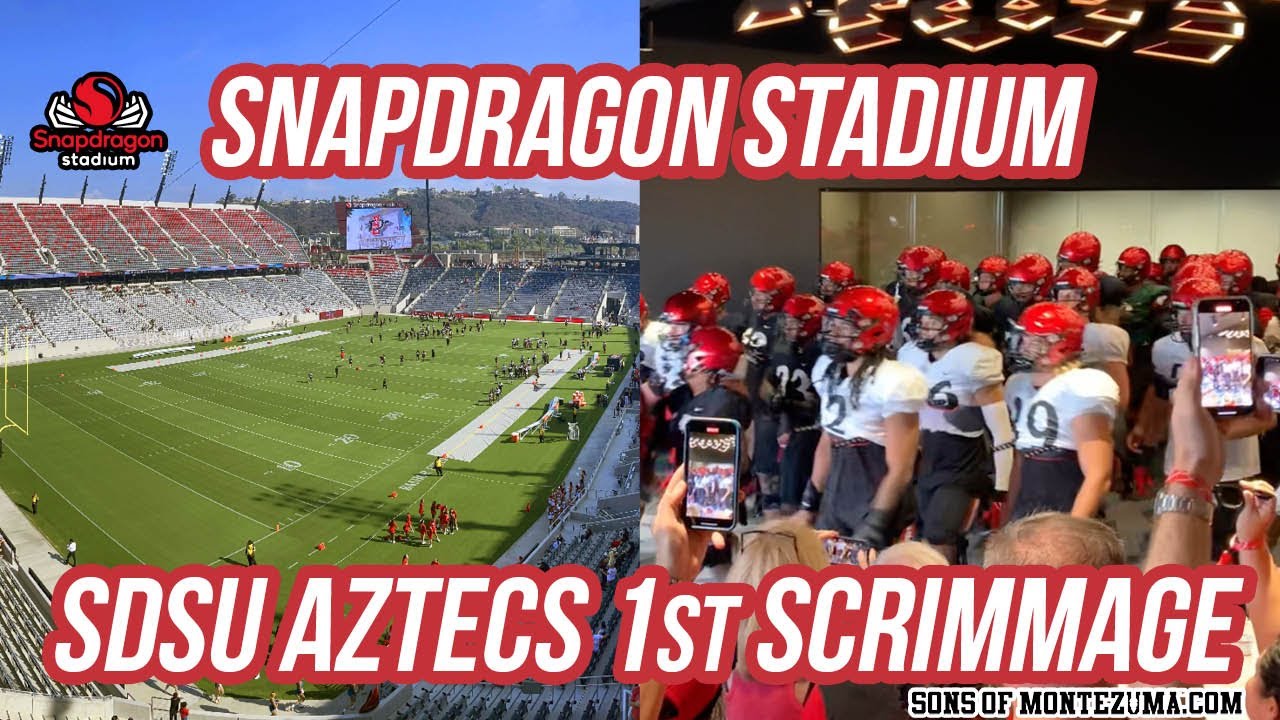 SDSU Snapdragon Stadium Scrimmage Scoot - YouTube