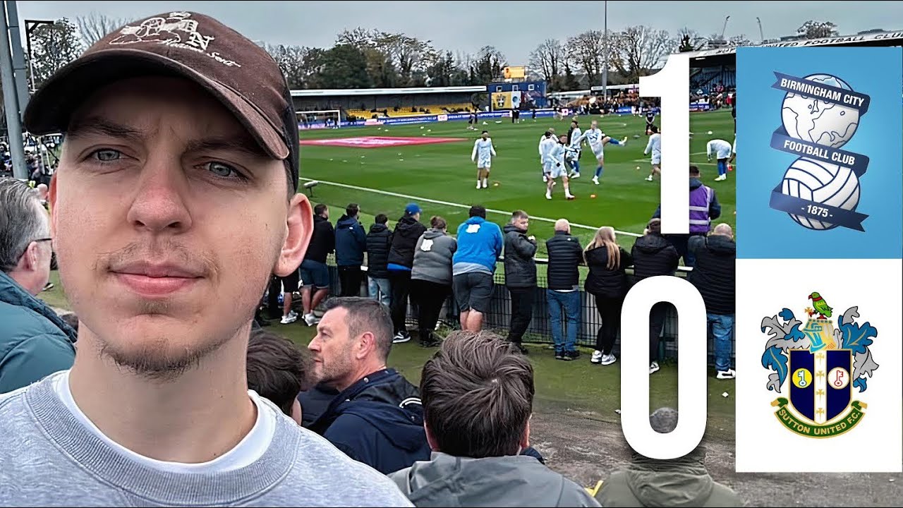 SCRAPPY GAME IN SUTTON! SUTTON UNITED VS BLUES AWAY DAY VLOG! - YouTube