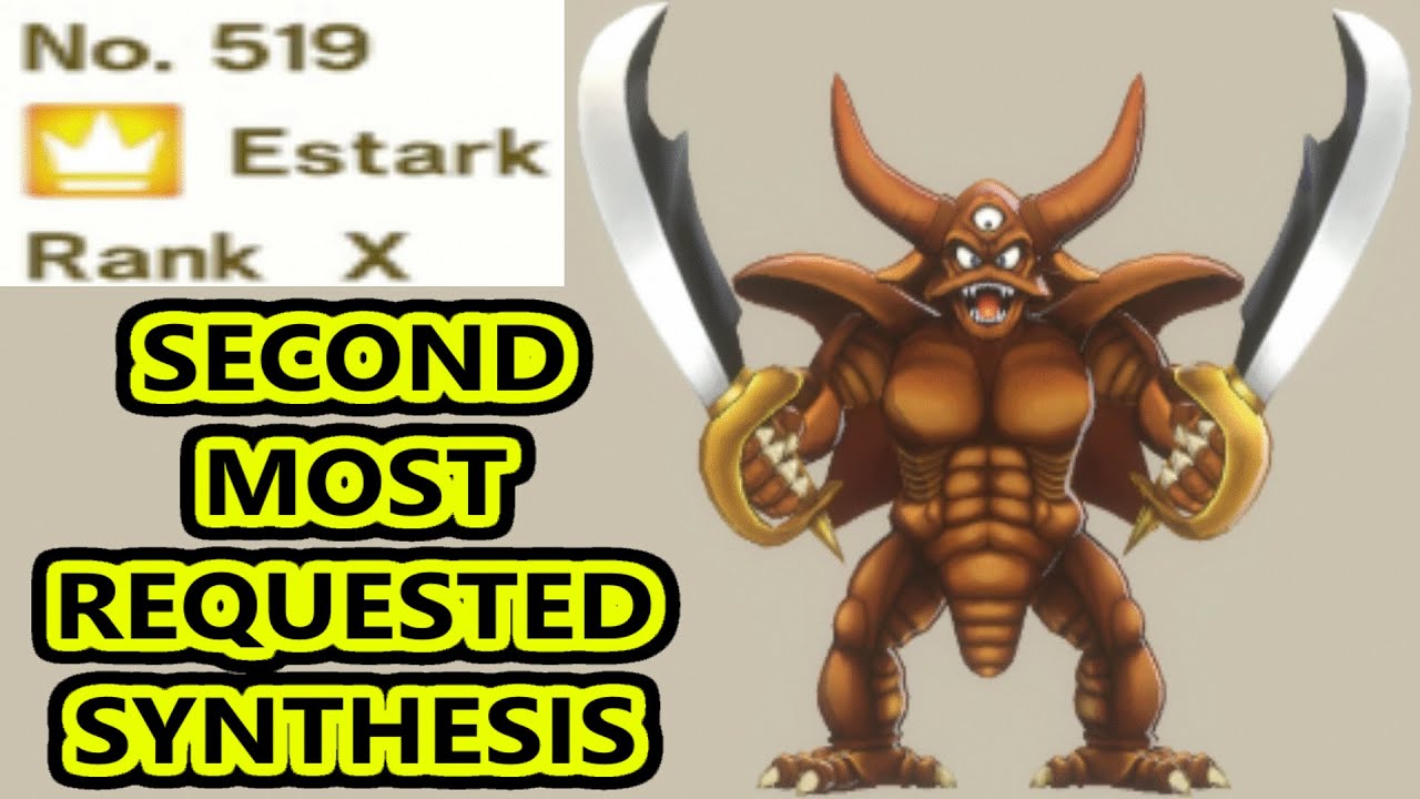 Estark Synthesis In Dragon Quest Monsters The Dark Prince - YouTube