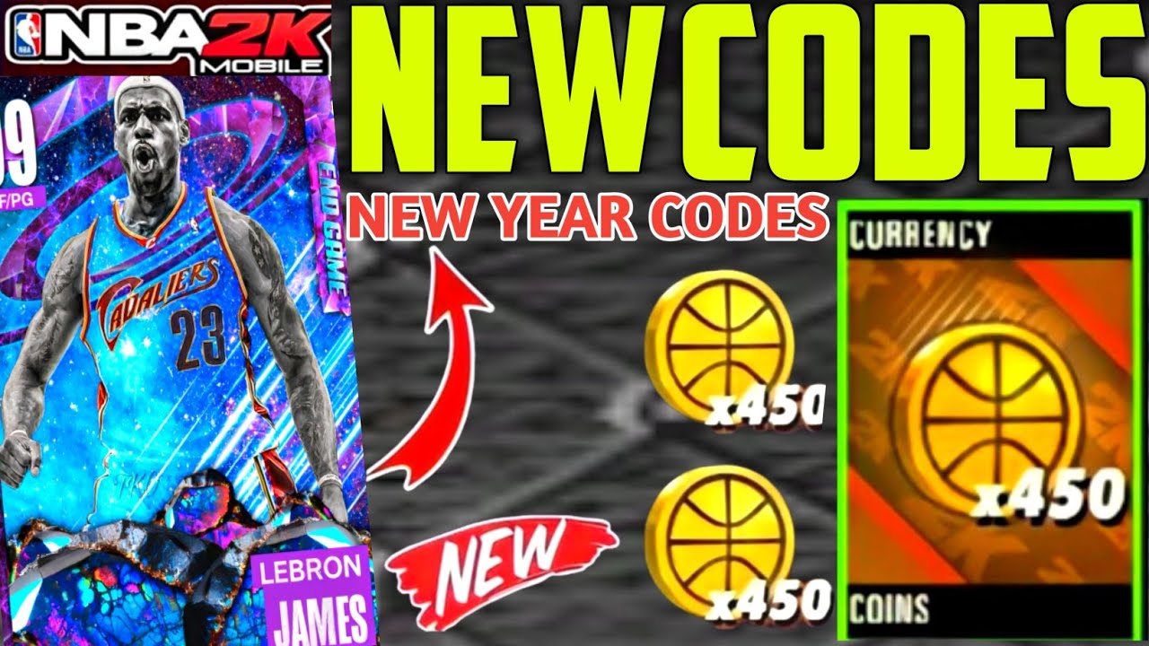 [LABRON JAMES]🎁NBA 2K MOBILE RADEEM CODES 2023 - Nba 2k Mobile Redeem ...