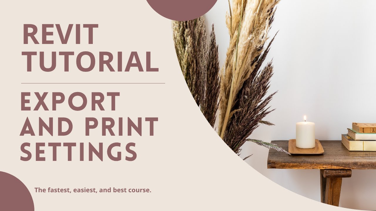 Revit Tutorial - Configuring export and print settings - YouTube