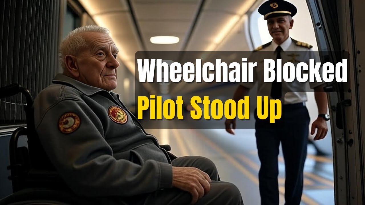 They Blocked a Marine in a Wheelchair — The Pilot’s Simple Act Became a ...