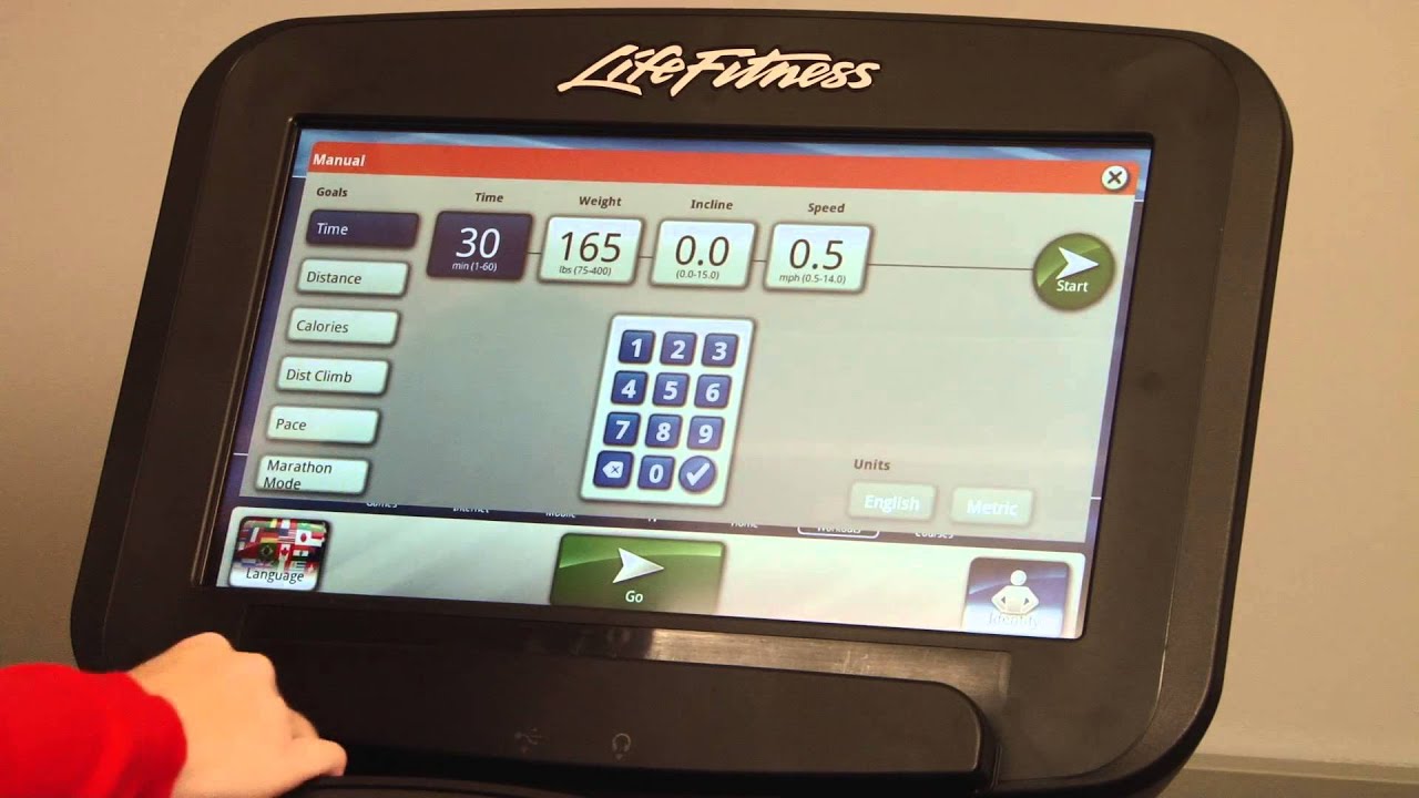 Discover Tablet Console How-To: Begin a Workout - YouTube