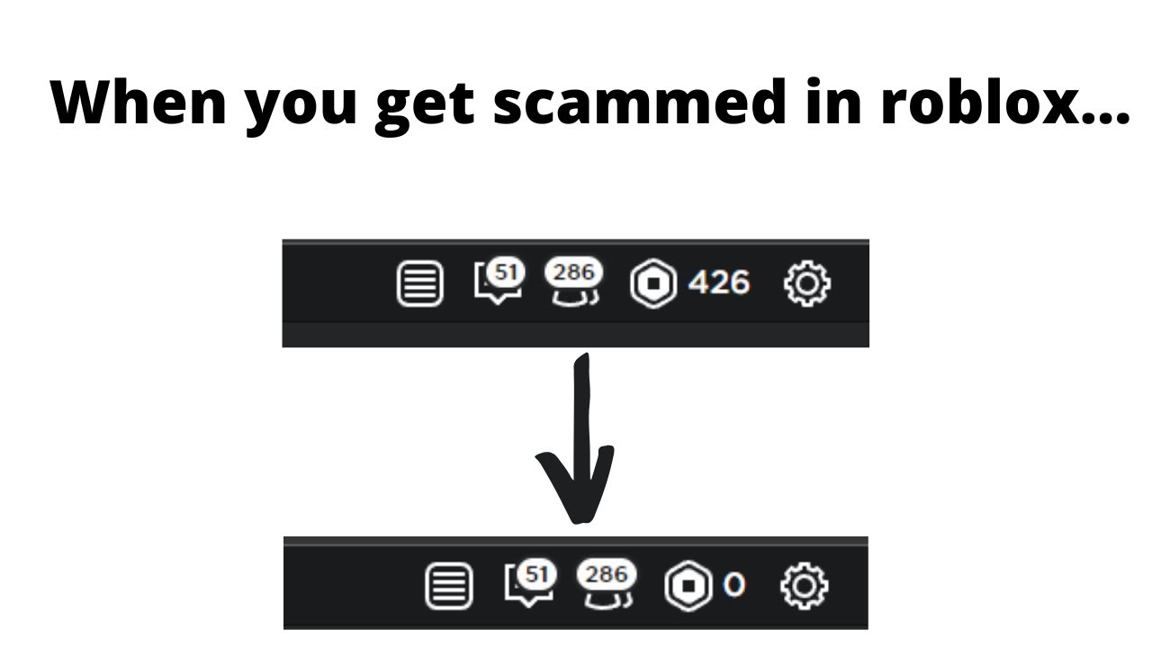 When you get scammed on Roblox... - YouTube