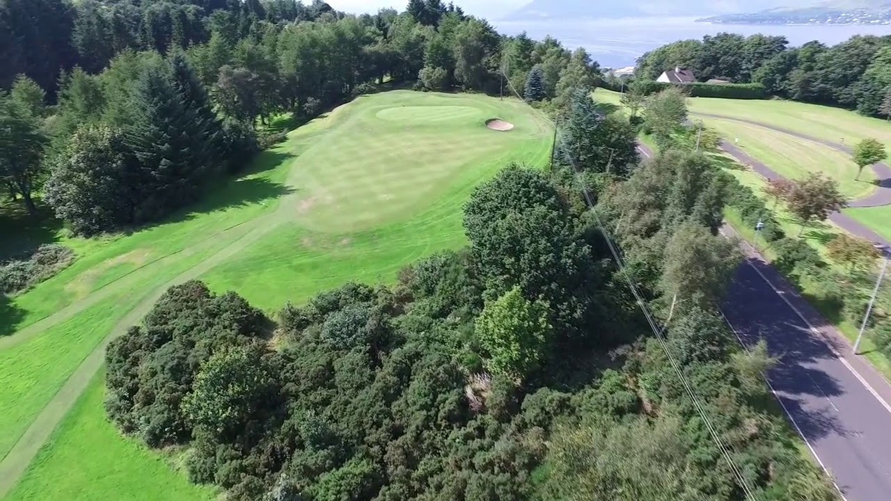 3rd Hole Greenock Golf Club Flyover - YouTube