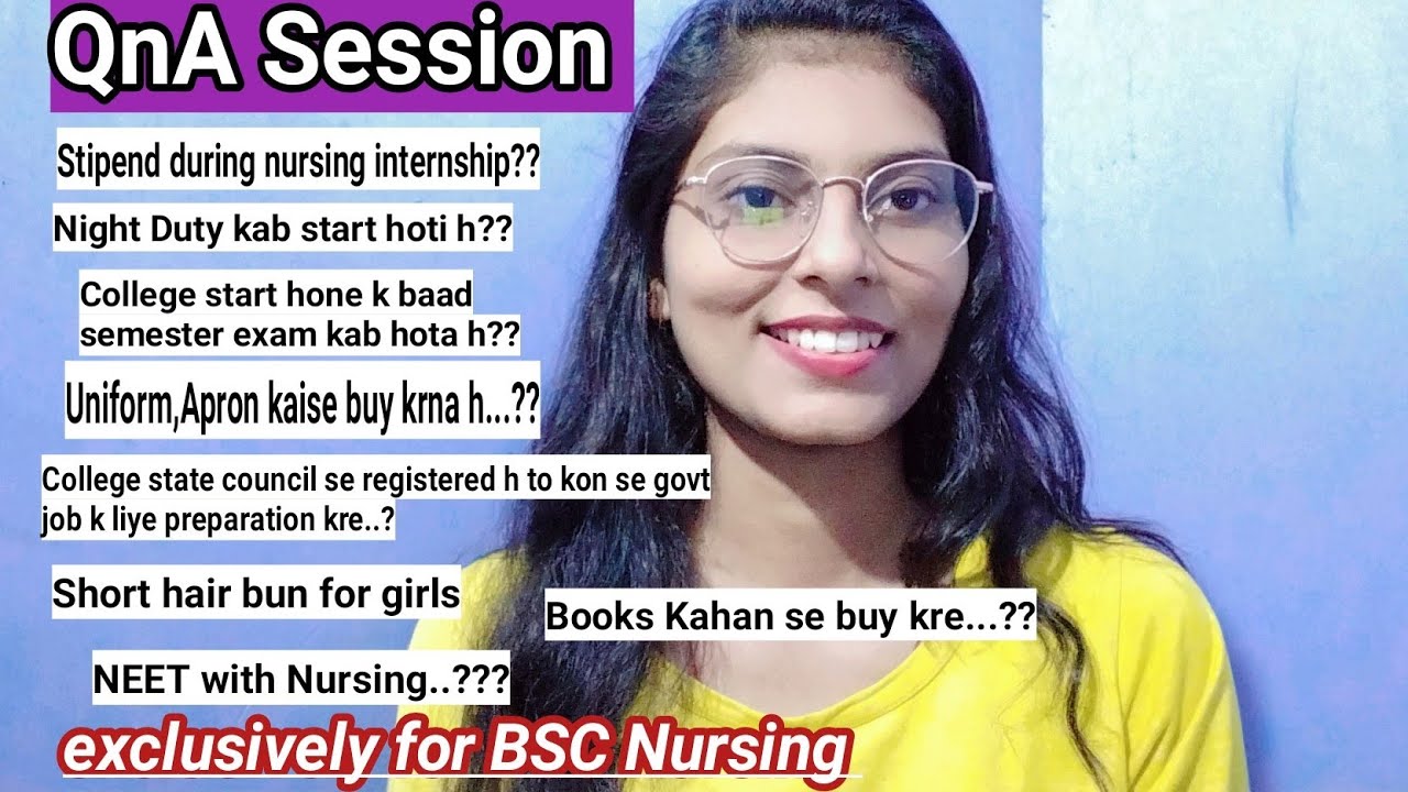 QnA session for BSC Nursing students||Watch complete video to clear ...
