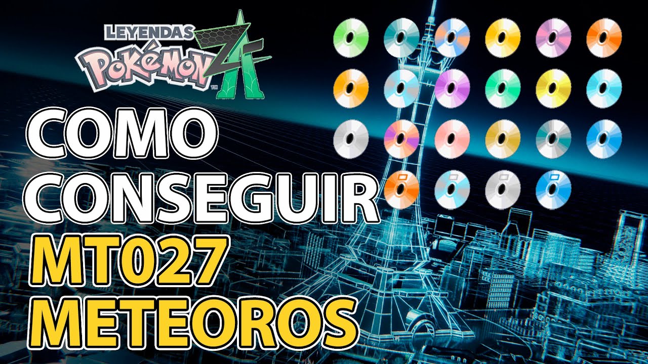 Como conseguir MT027 Meteoros en Leyendas Pokemon Z-A - YouTube