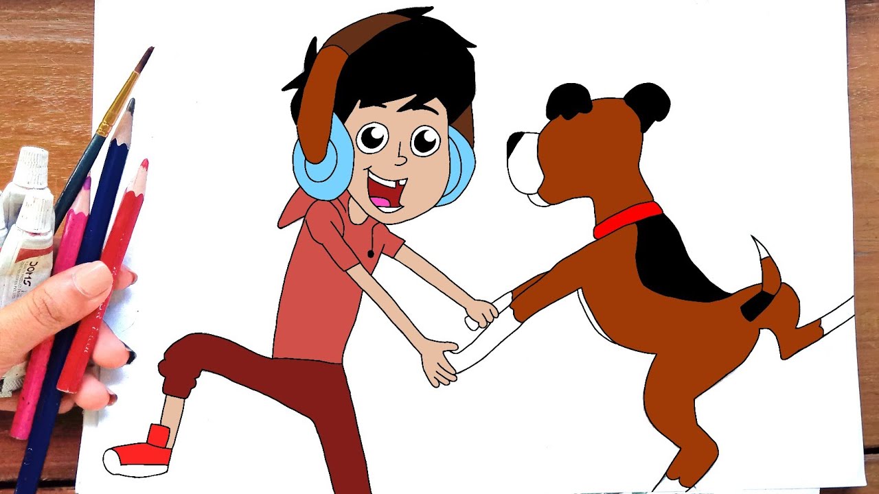 How To Draw Chikoo Aur Bunty Steps by Steps And Easily - YouTube