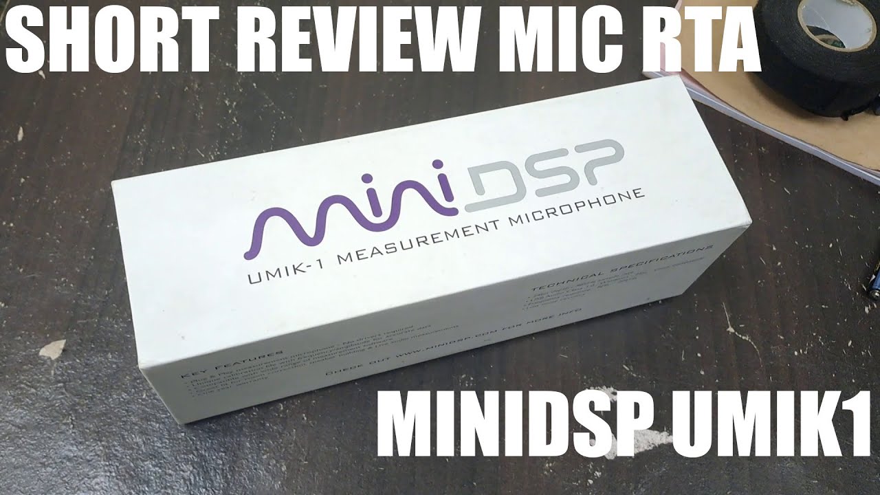 Short Review Mic RTA MiniDSP Umik 1, buat RTA sendiri - YouTube