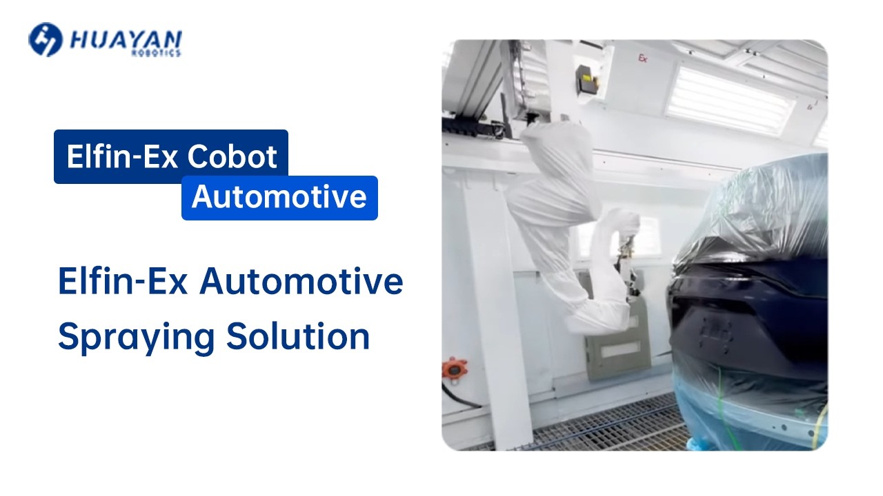 Han's Robot Application - Elfin-Ex Automotive Spraying Solution - YouTube