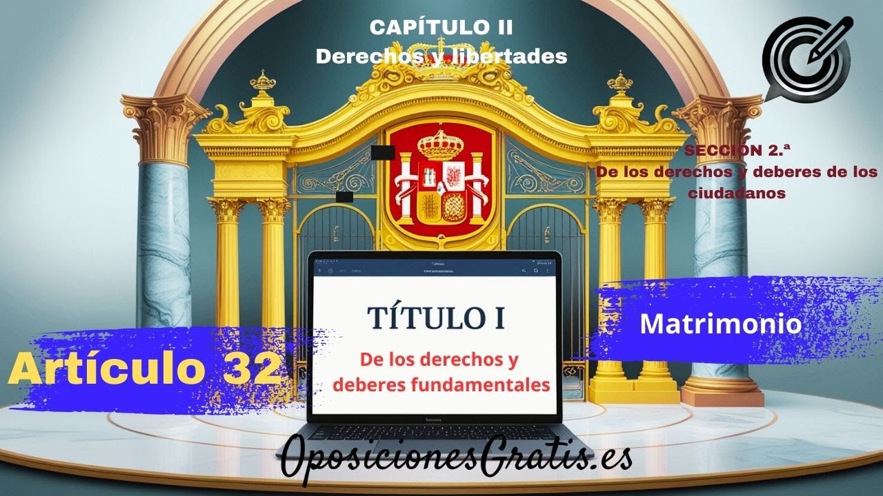 Artículo 32 de la Constitución Española - YouTube