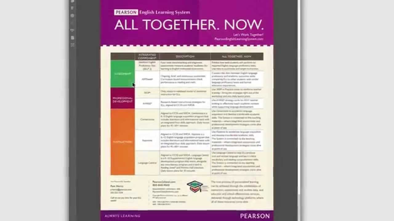 SellPage™ DEMO - Pearson Brochure - YouTube