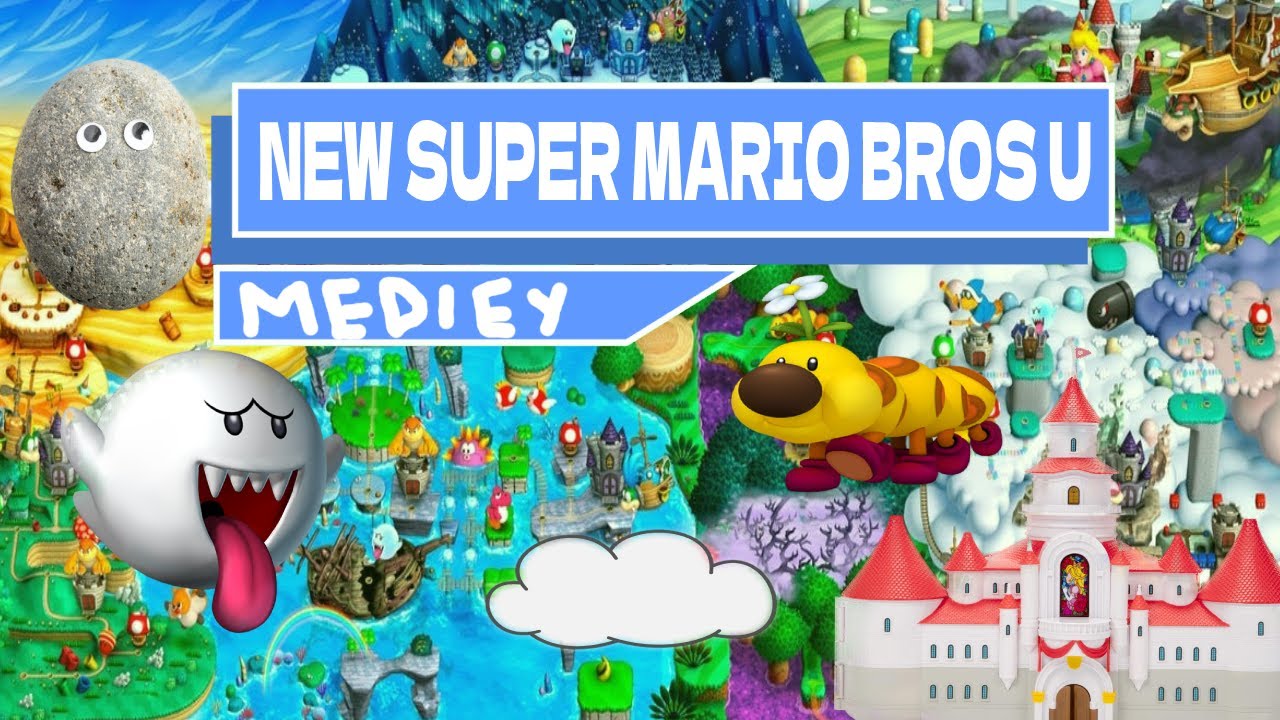 The ultimate New super mario bros U Map medley - YouTube