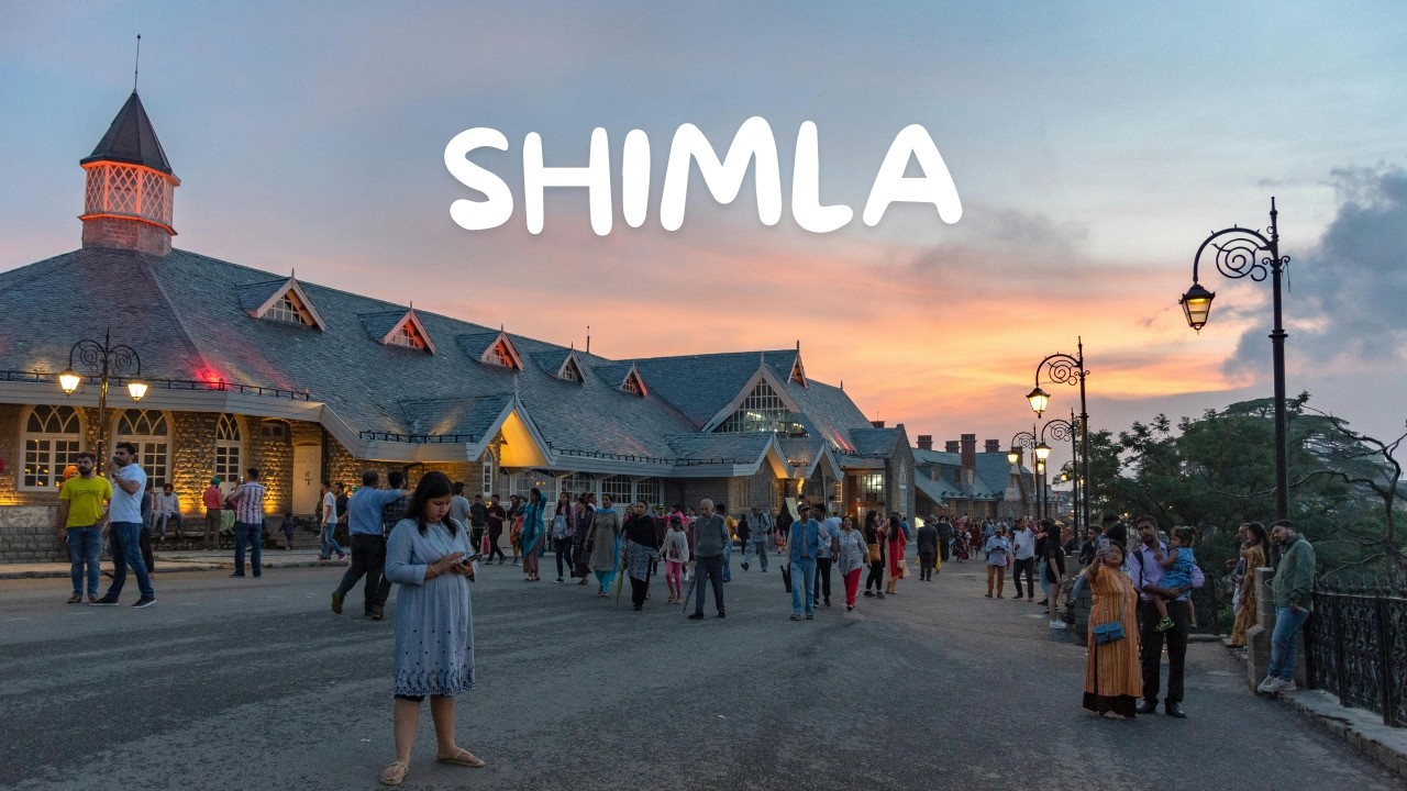 SHIMLA 4K | shimla tourist places | shimla in summer | kalka to shimla ...