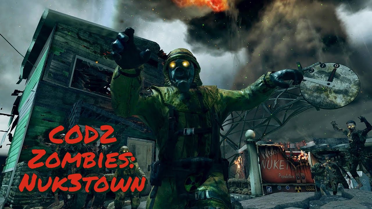 COD2 Zombies: Nuk3town. (Gameplay) - YouTube