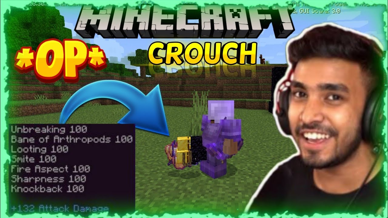 Crouch And Drop Op Items || Minecraft Gameplay Video - YouTube