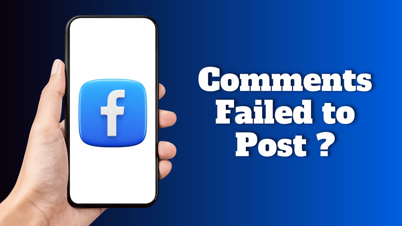 How to Fix Comments Failed to Post on Facebook - YouTube