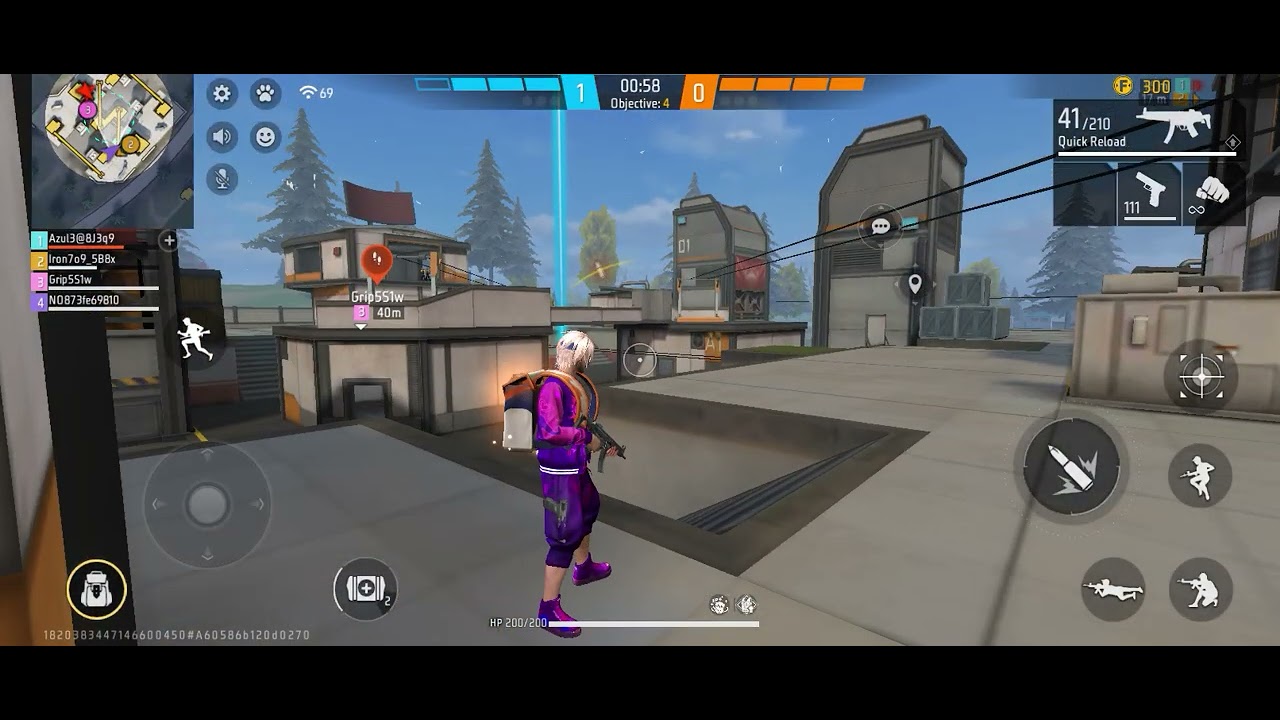 game garena free fire Android gameplay #49 (mobile player)📱xiaomi Black ...
