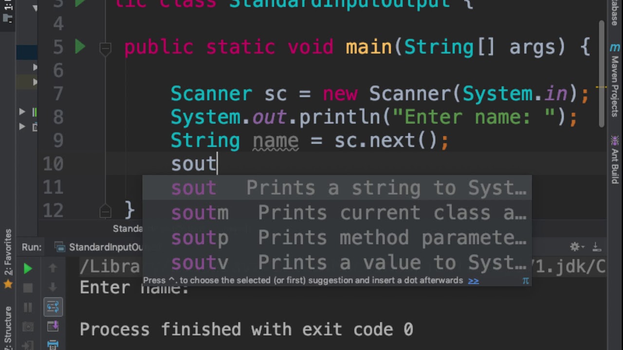 Java J2SE/FX #5 System Input Output - YouTube