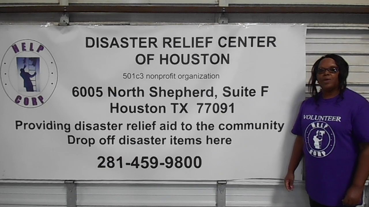 Volunteers helping at the Disaster Relief and Emergency Center of ...
