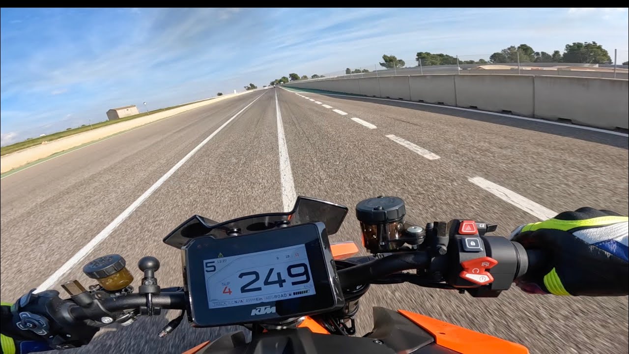 Top Speed 249km/h 🔥 Best Off Day 3 KTM 1290 Super Duke R - OM Racing ...