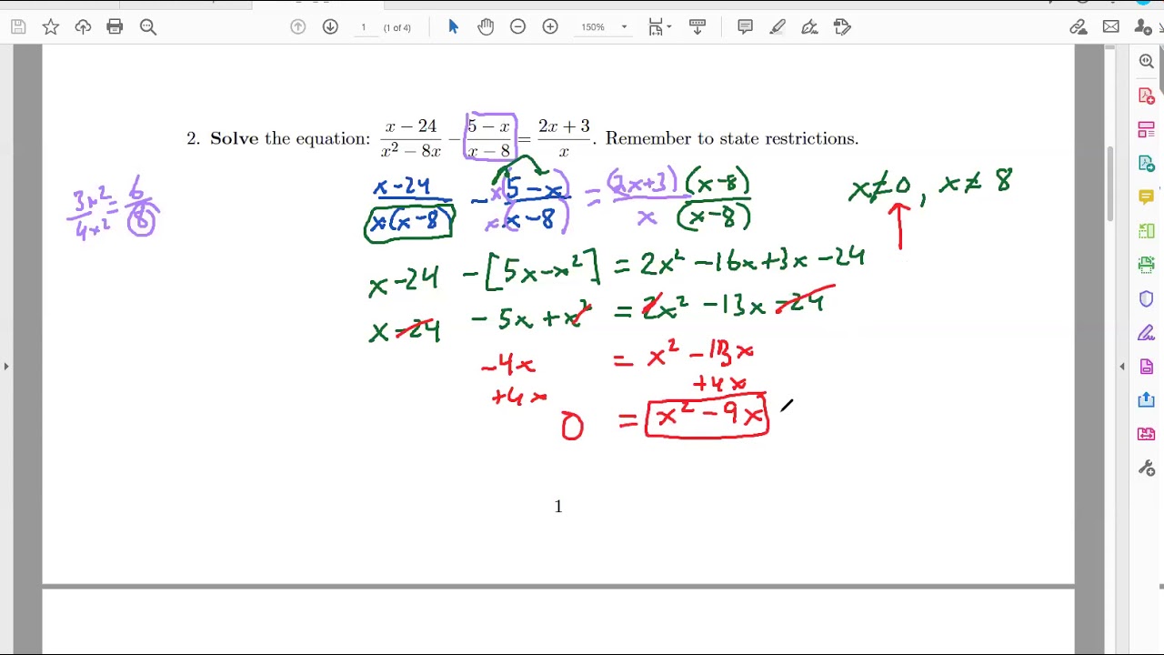 Math 20-1 Week 8 Tutorial - YouTube