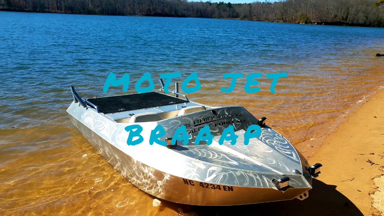 Motojet mini jet boat! Mountain Island Carolina - YouTube