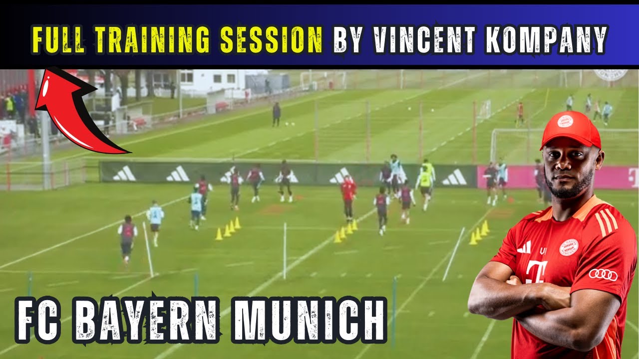 🎯FC Bayern Munich / Full Training Session by Vincent Kompany(2024 ...