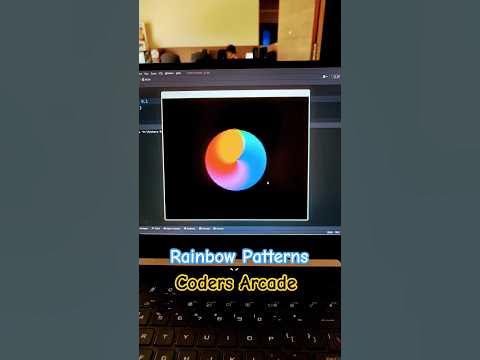 Rainbow Pattern In Python #turtle #python #codersarcade #coding - YouTube