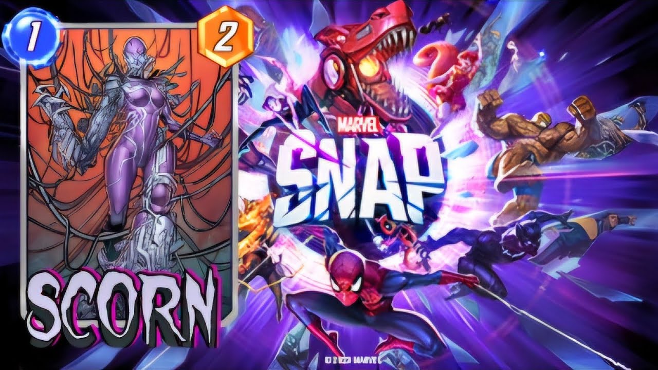 Playing with Scorn in Marvel Snap. Also I'm sick again. - YouTube