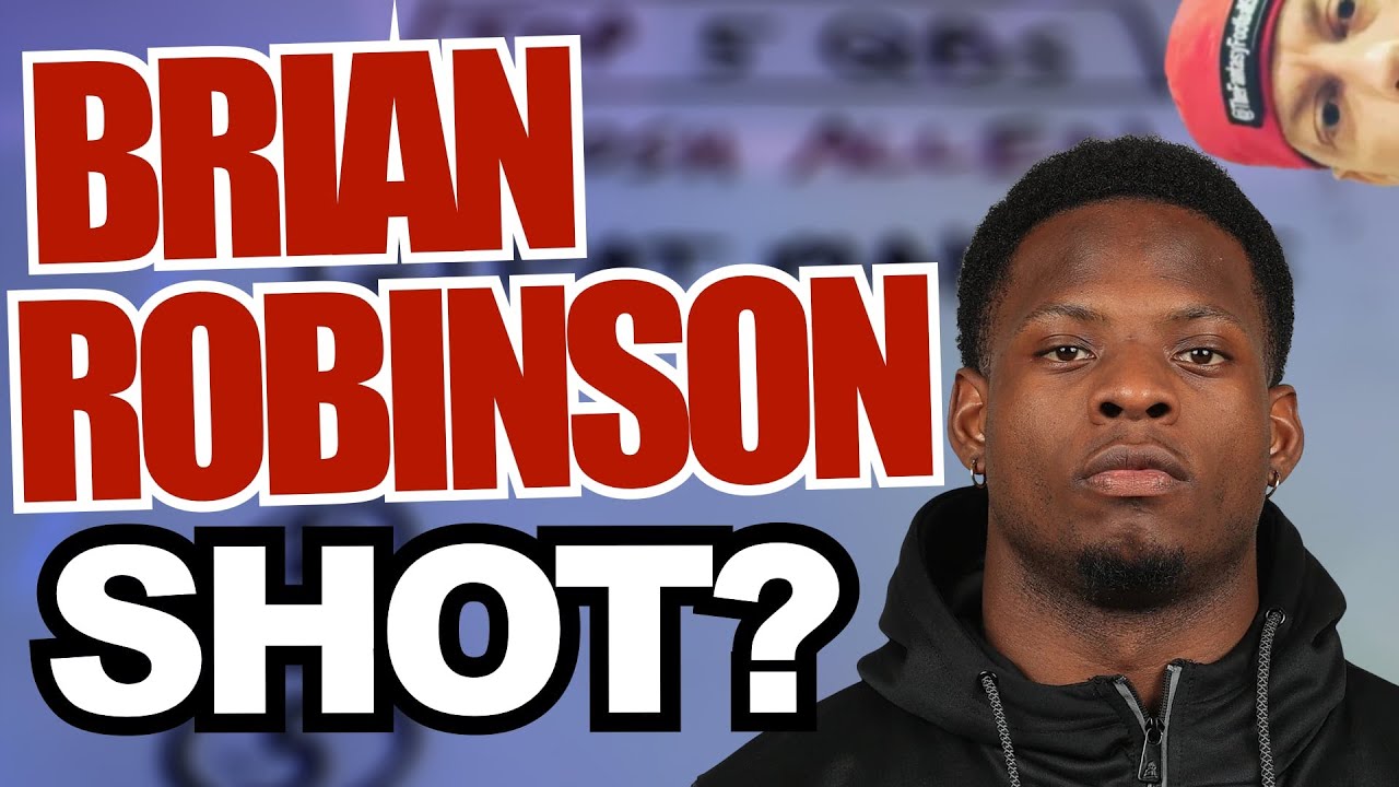 ROOKIE RB Brian Robinson shot multiple times in robbery - YouTube