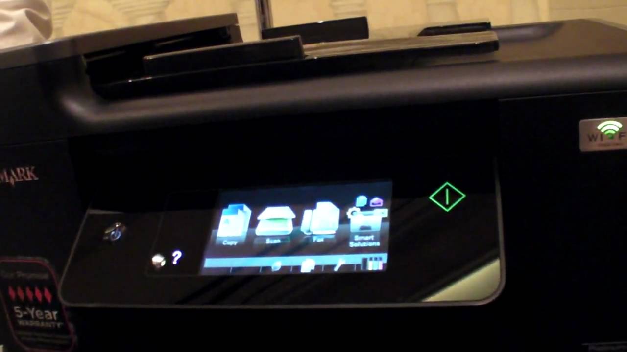 Lexmark Interact S605 and Lexmark Platinum Pro905 touch screen printers ...