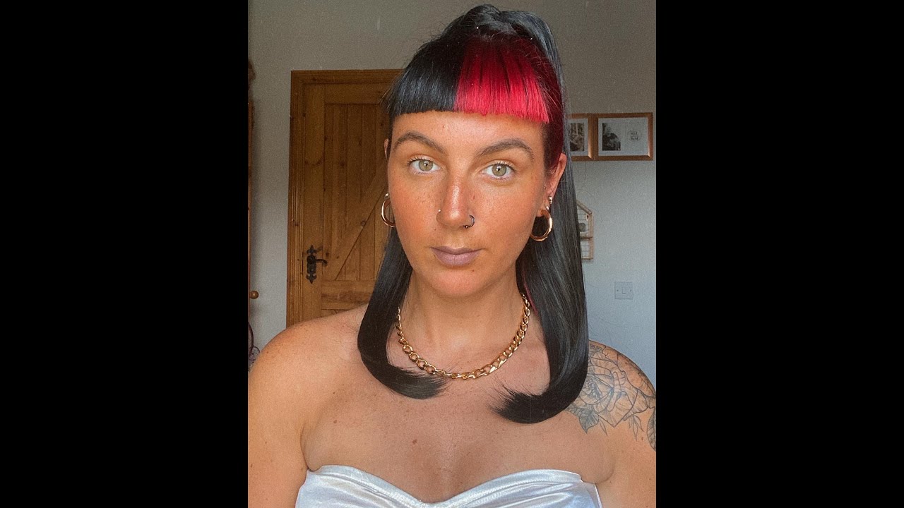 Snatched Hair style using the LULLABELLZ 90s Bounce Style Ponytail ...
