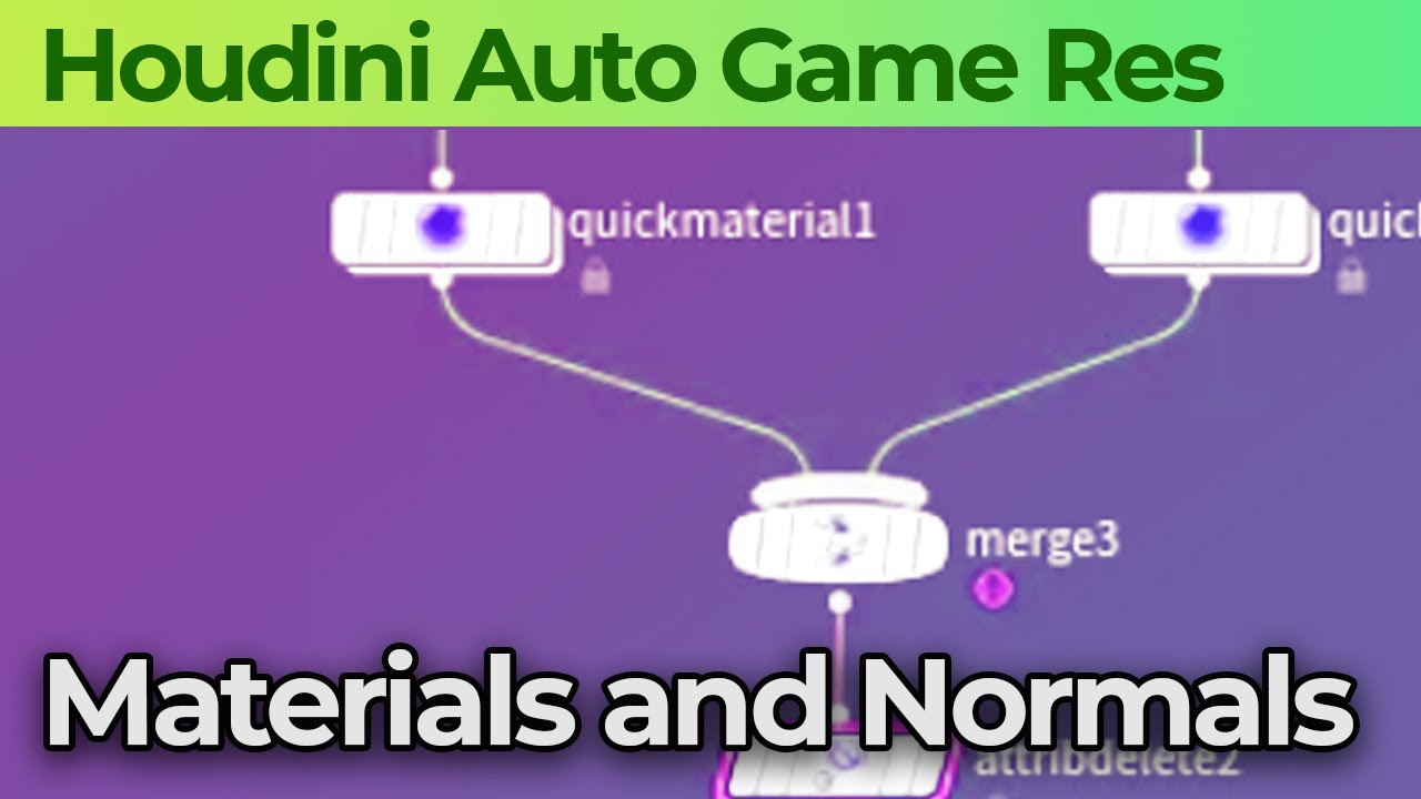 013 Houdini UV Layout, Materials, and Soften Normals - YouTube