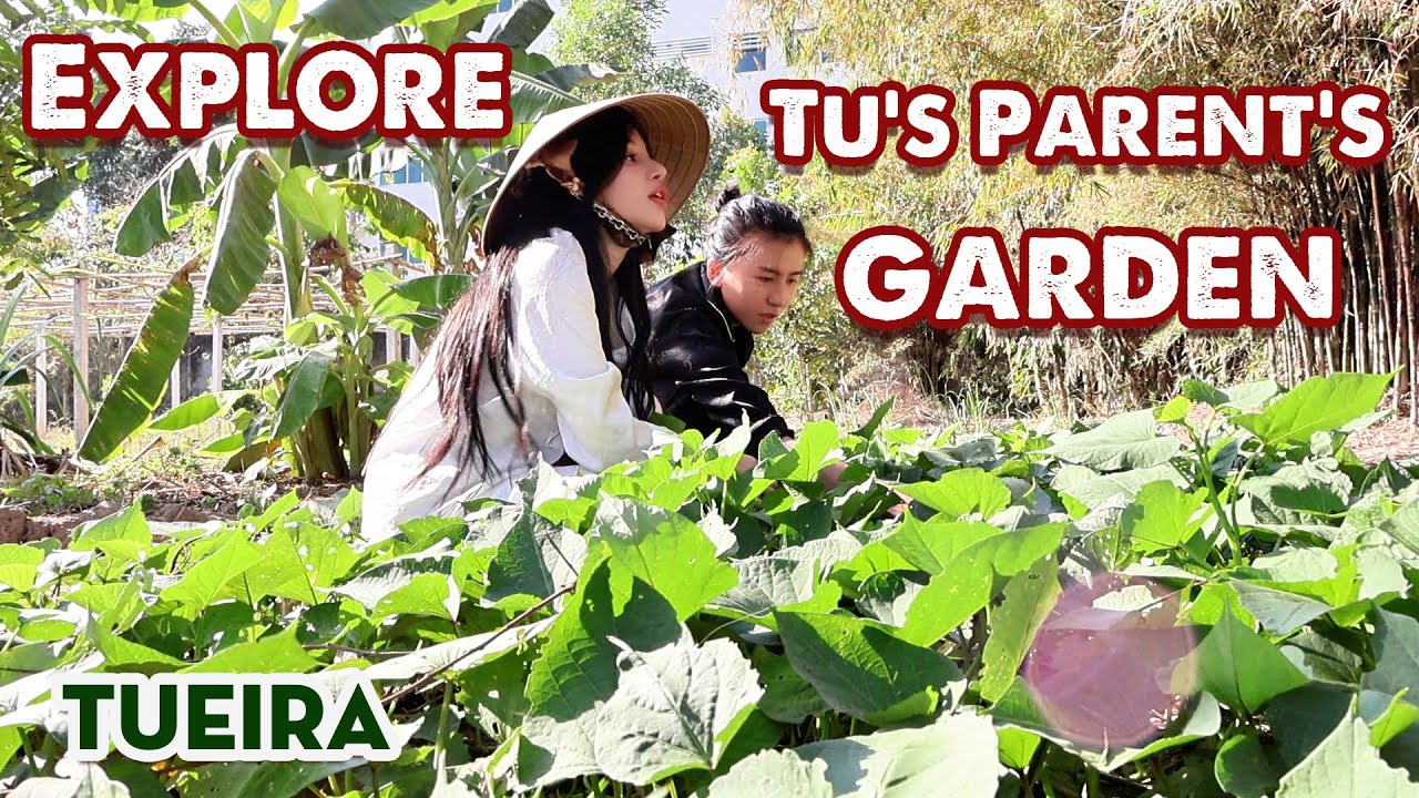 [Girl Love] TuEira: Explore Tu's parents' garden - Vlog Couple Lesbian ...