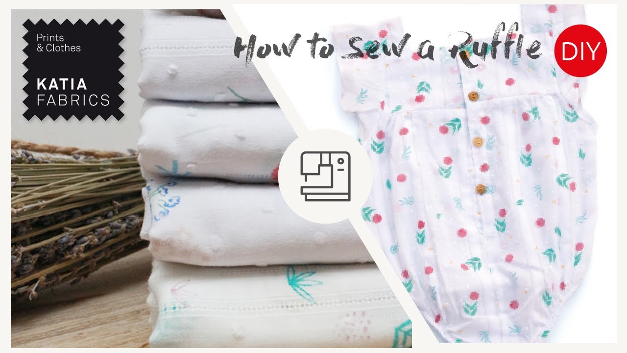 Cómo hacer un volante fruncido 👗| Tutorial de costura paso a paso - YouTube