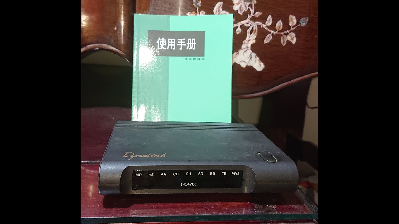 Dynalink V.32bis FAX MODEM 1414VQE tested by RealTerm - YouTube