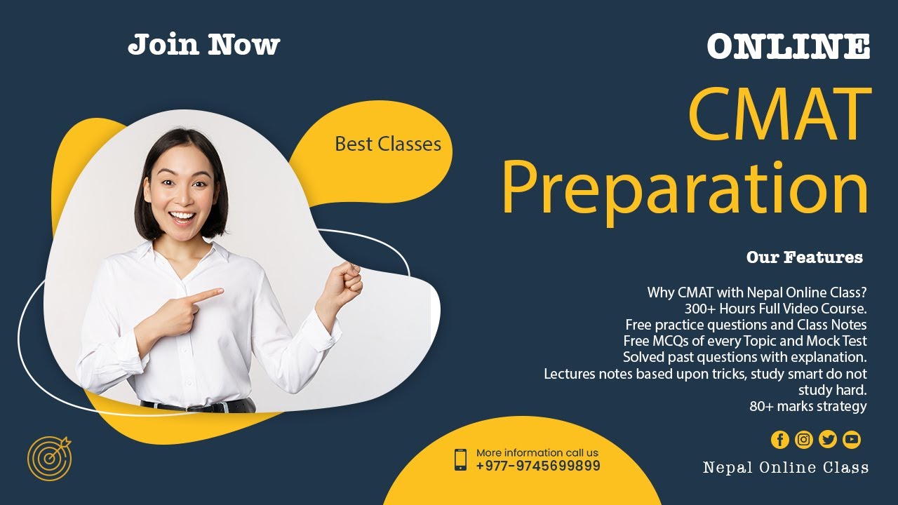 CMAT Preparation Class 2079 | TU | KUMAT | Online Class | CMAT Entrance ...