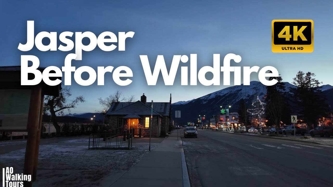 Jasper Night Walking Tour - Before Wildfire Jasper, Alberta, Canada ...