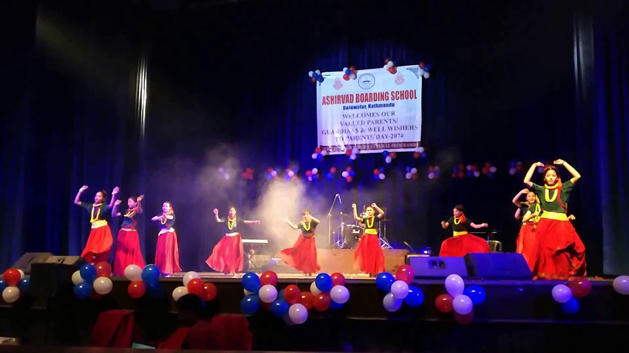 Ashirvad Boarding Parents Day Program Deuda Dance - YouTube