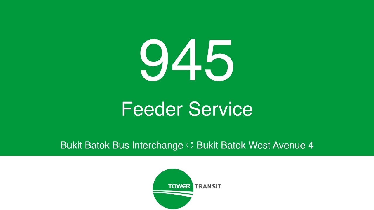 Tower Transit Feeder Bus Service 945 Hyperlapse - YouTube