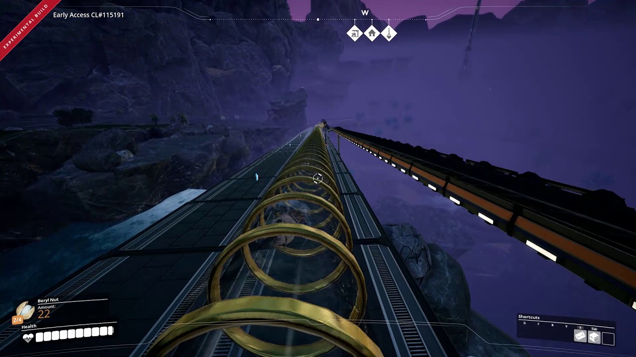 Satisfactory - Hyper Tube Gravity Assist - YouTube