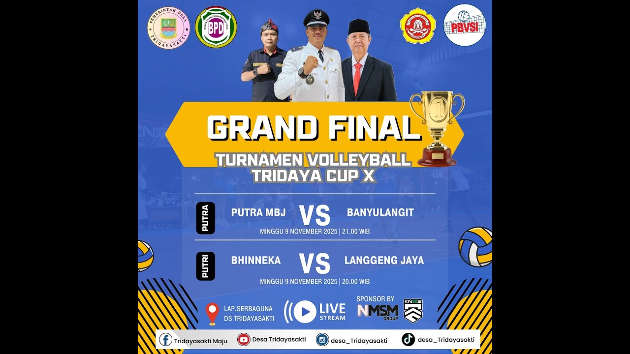GRANDFINAL PUTRI TRIDAYA CUP X 2025 - YouTube