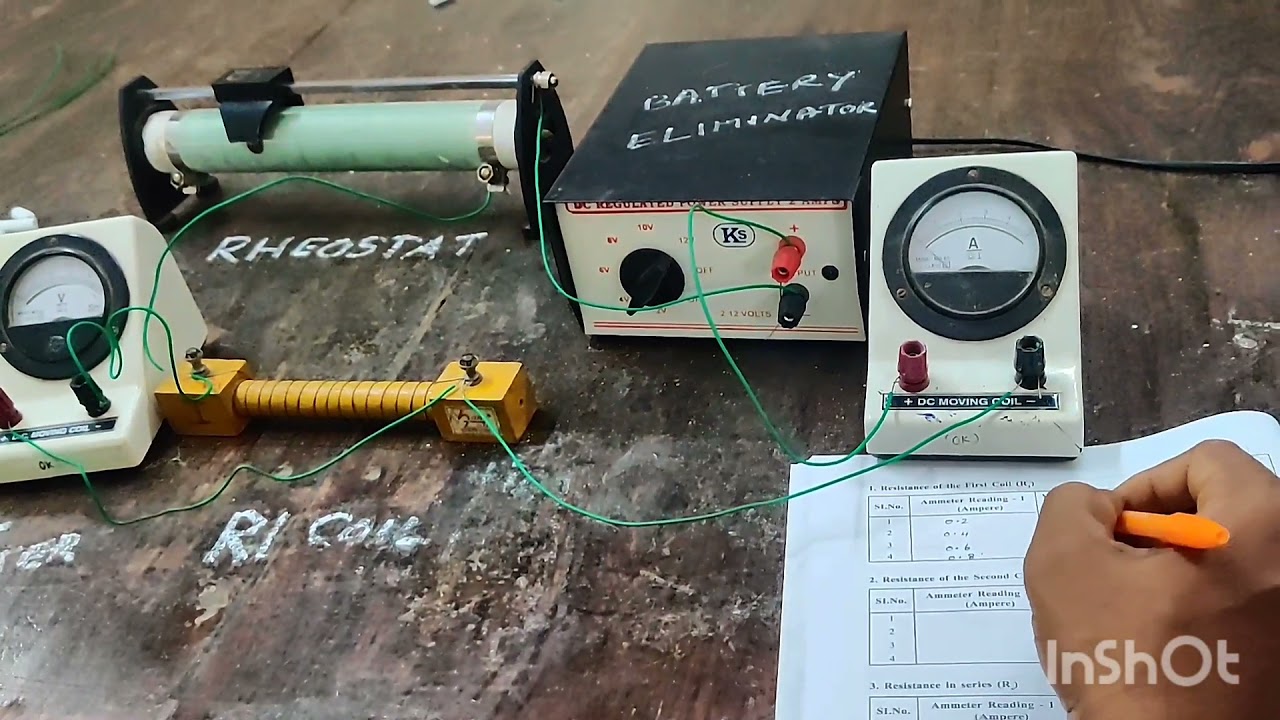 VERIFICATION OF OHMS LAW IN TAMIL SERIES PARALLEL CONNECTION verification-of-ohms-law-in-tamil-series-parallel-connection